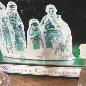 Catholic | Art | New 6piece Clear Glass Nativity Set | Poshmark